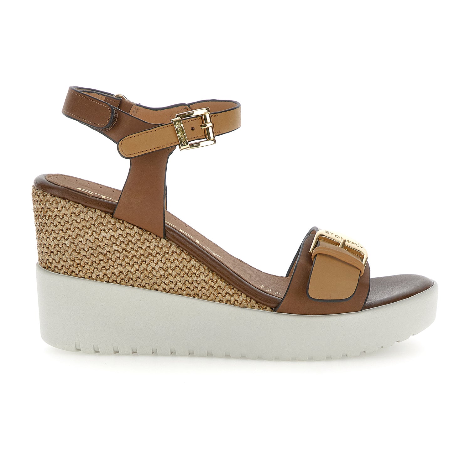Ely 21 Wedge Sandal Brown - Stonefly