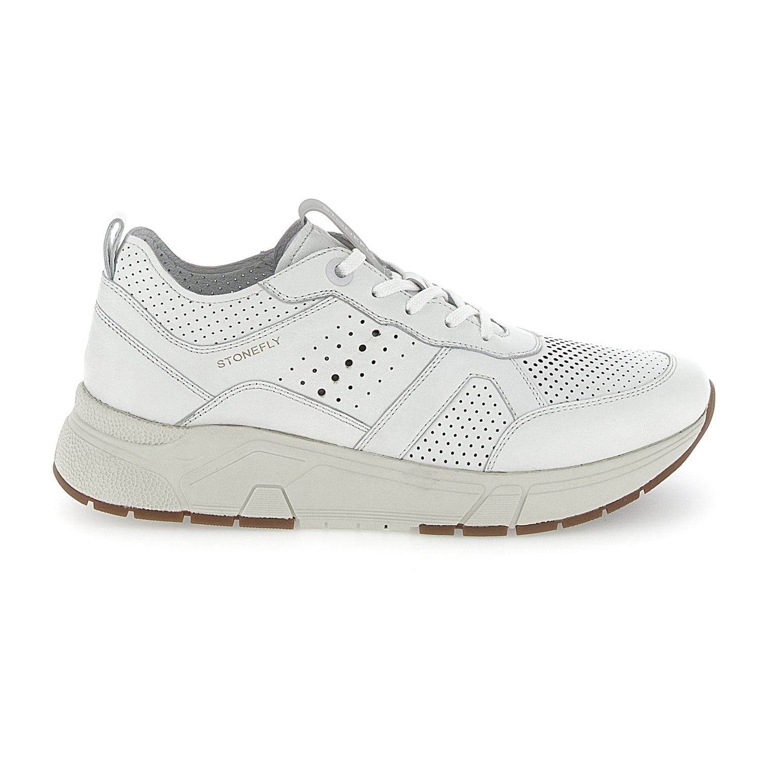 Action 29 Laces Shoes White - Stonefly