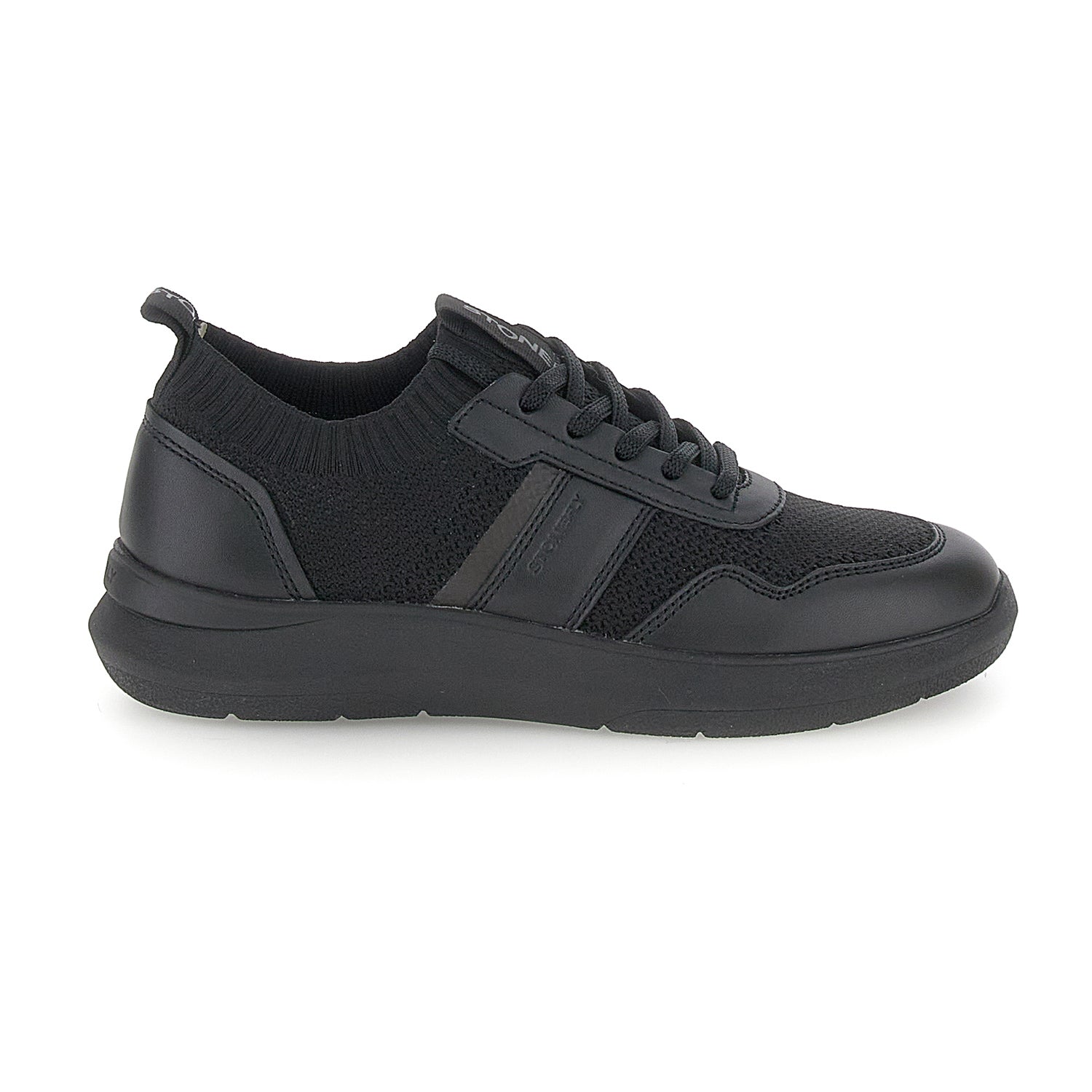 Seven Season 16 Laces Shoes Black - Stonefly